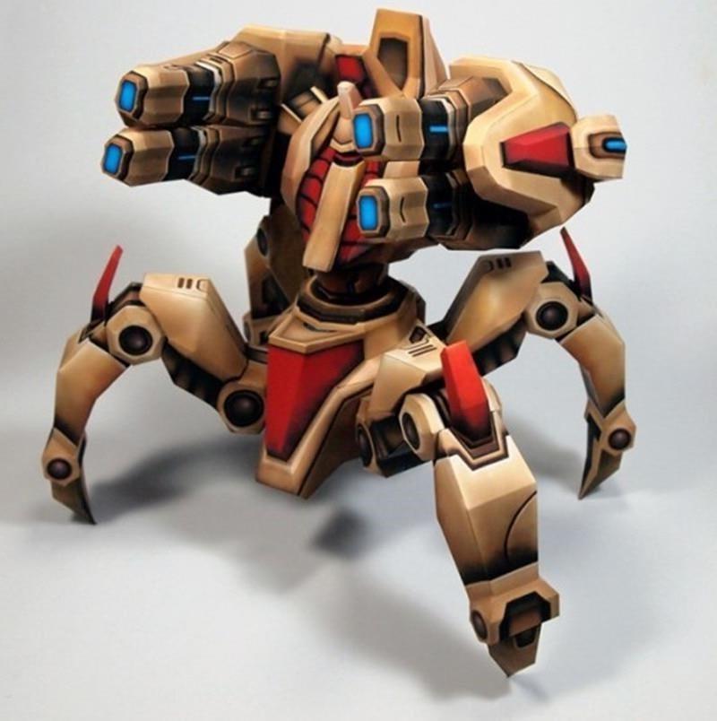 StarCraft Protoss Ancient Warrior Dragoons Immortal Paper Model Kit ...